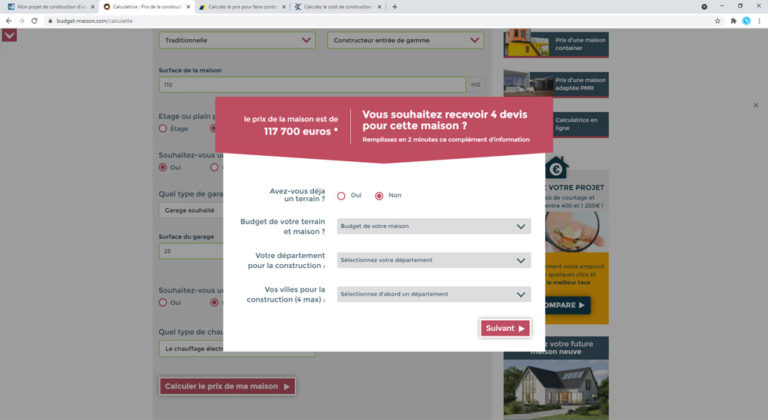 Calculer son budget de construction de maison : test de 4 simulateurs